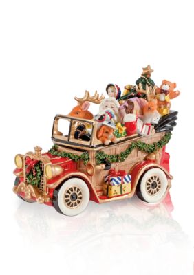 Fitz and Floyd Fitz and Floyd Santa Classic Car Musical Figurine | belk