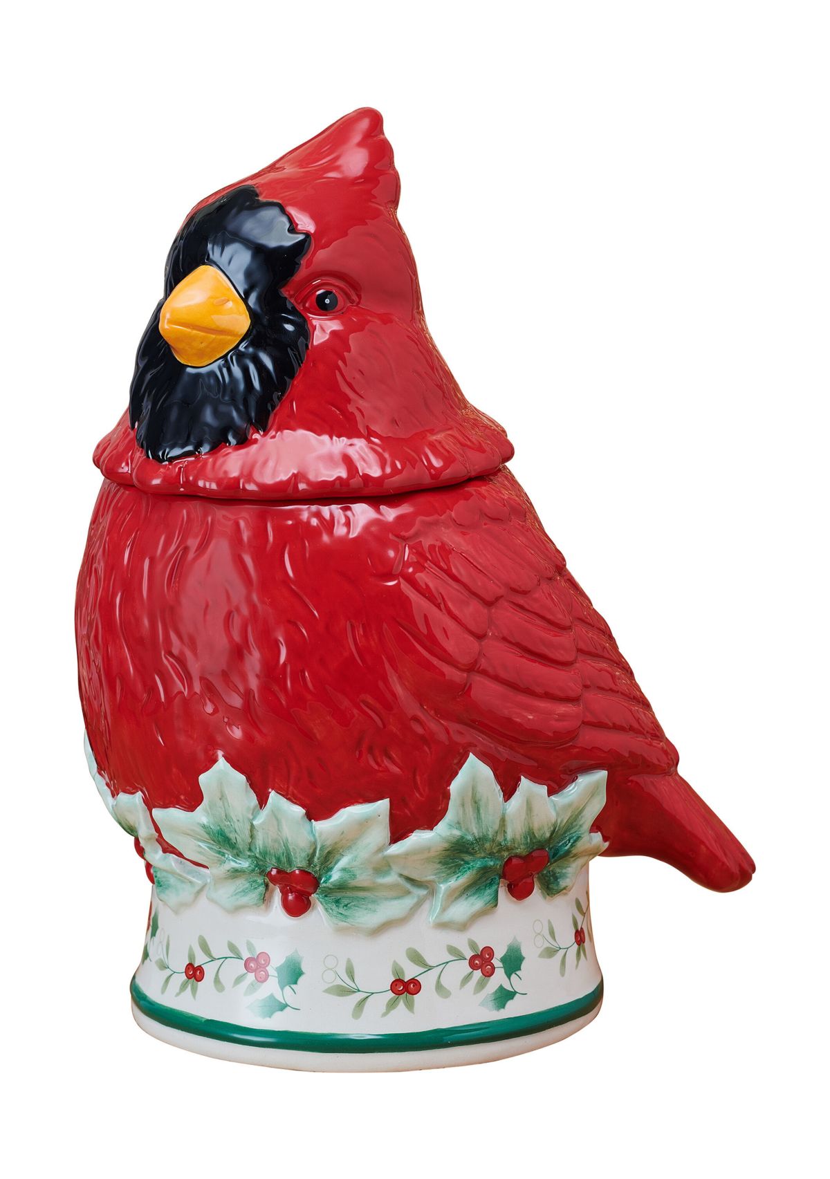 Pfaltzgraff Winterberry Cardinal 10" Cookie Jar | Belk