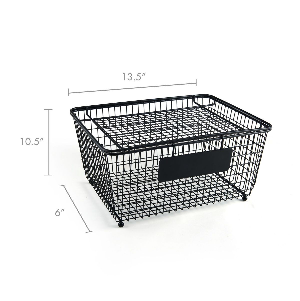 Gourmet Basics by Mikasa Chalkboard Stacking Basket | Belk