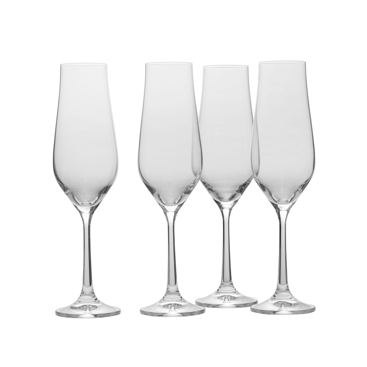 Mikasa Mikasa Grace Set of 4 Champagne Flutes, 8-Ounce, Clear | Belk