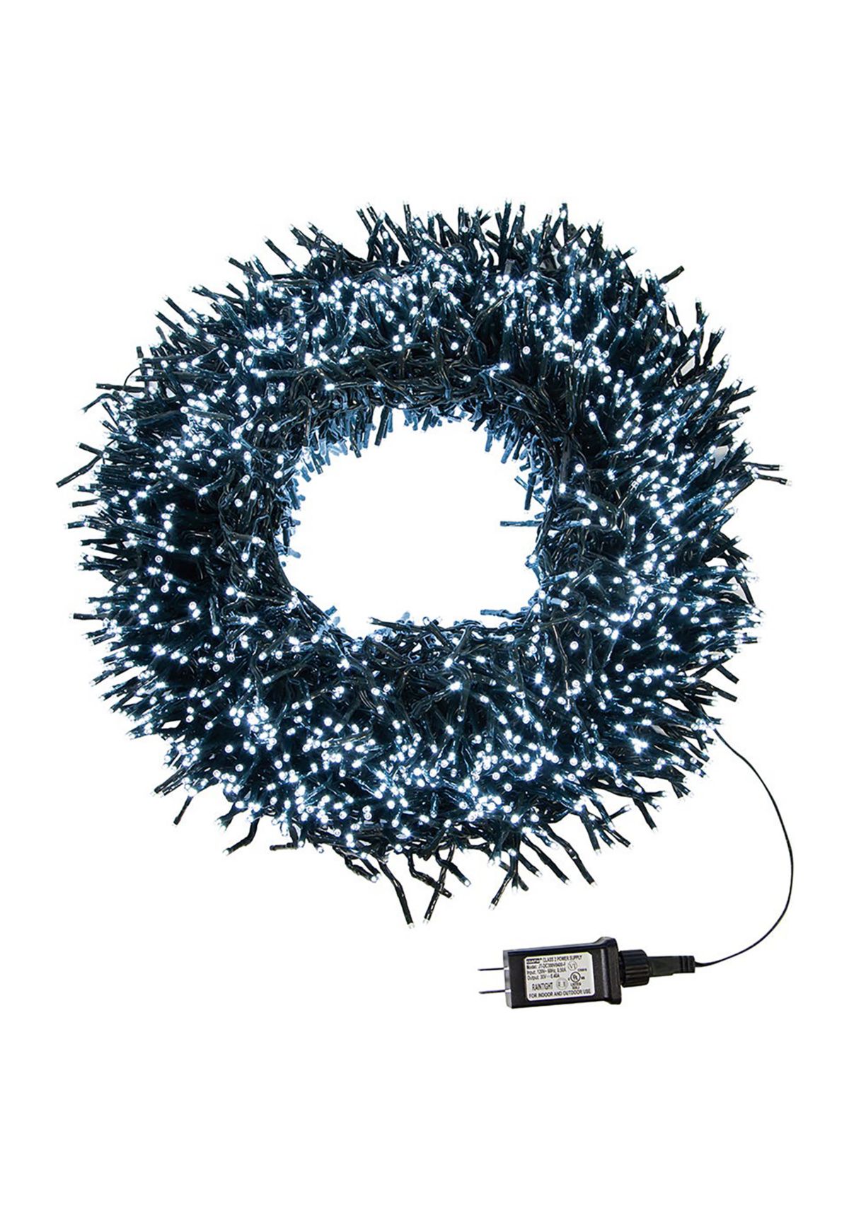 Kurt S. Adler 3000 Light Cluster Garland with Cool White LED Lights | Belk