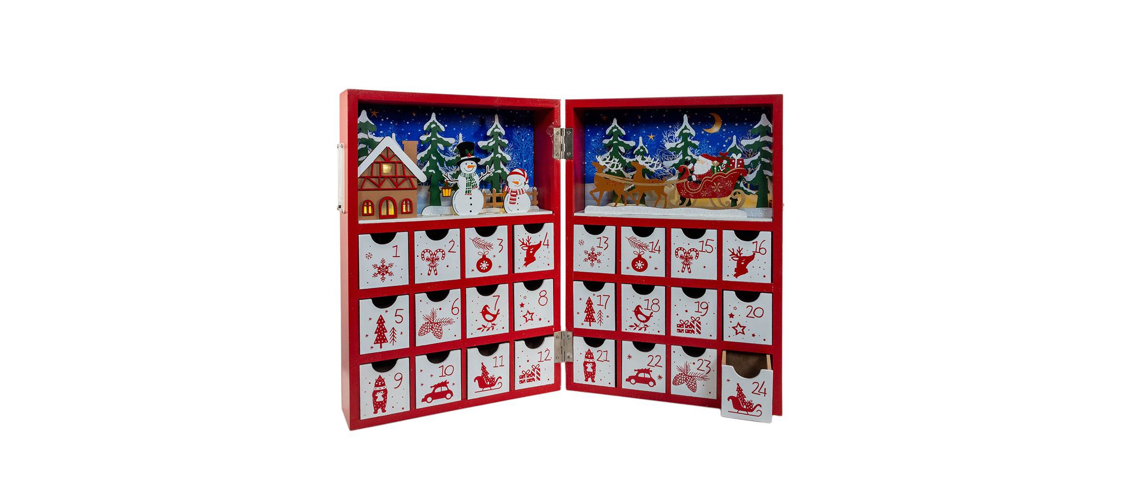 Kurt S. Adler Kurt Adler 13-Inch Battery Operated Lighted Wooden ...