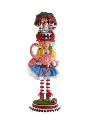 Kurt S. Adler 19-Inch Hollywood Alice with Flamingo Nutcracker | belk