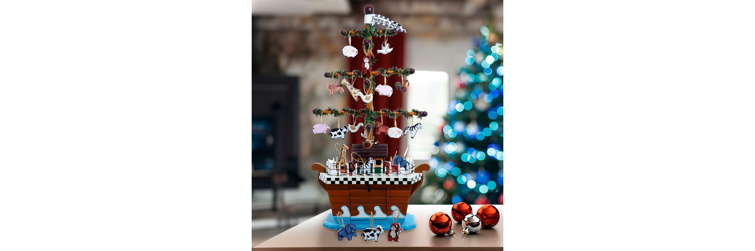 Kurt S. Adler Kurt Adler 21-Inch Noah's Ark Table Piece | Belk