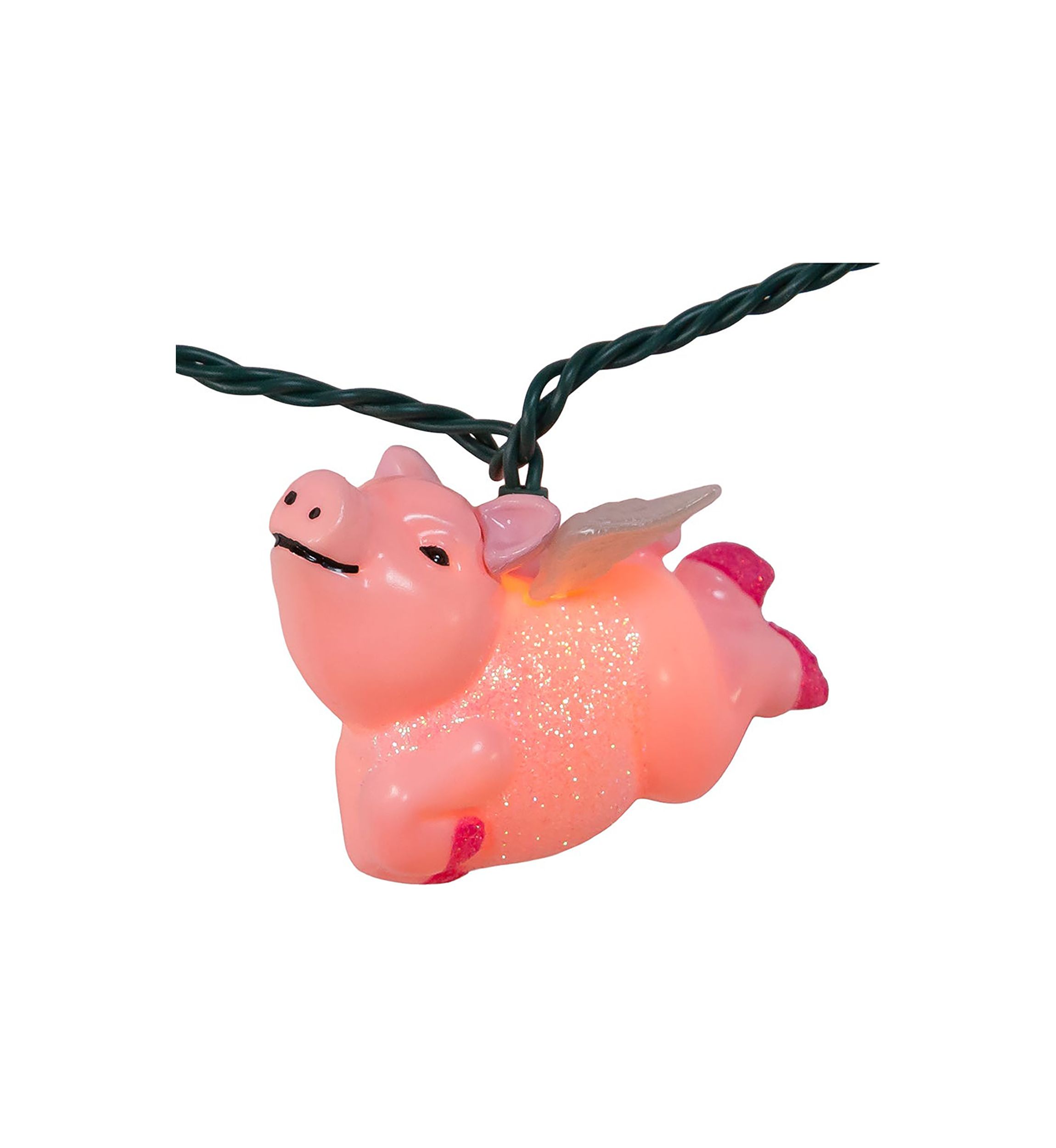 Kurt S. Adler 10L Flying Pig Light Set | Belk