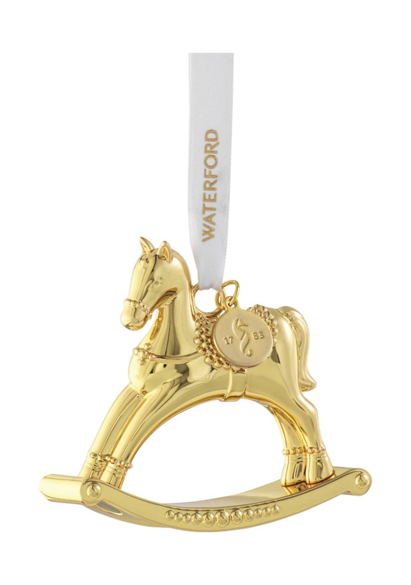 Waterford Rocking Horse Golden Ornament | Belk