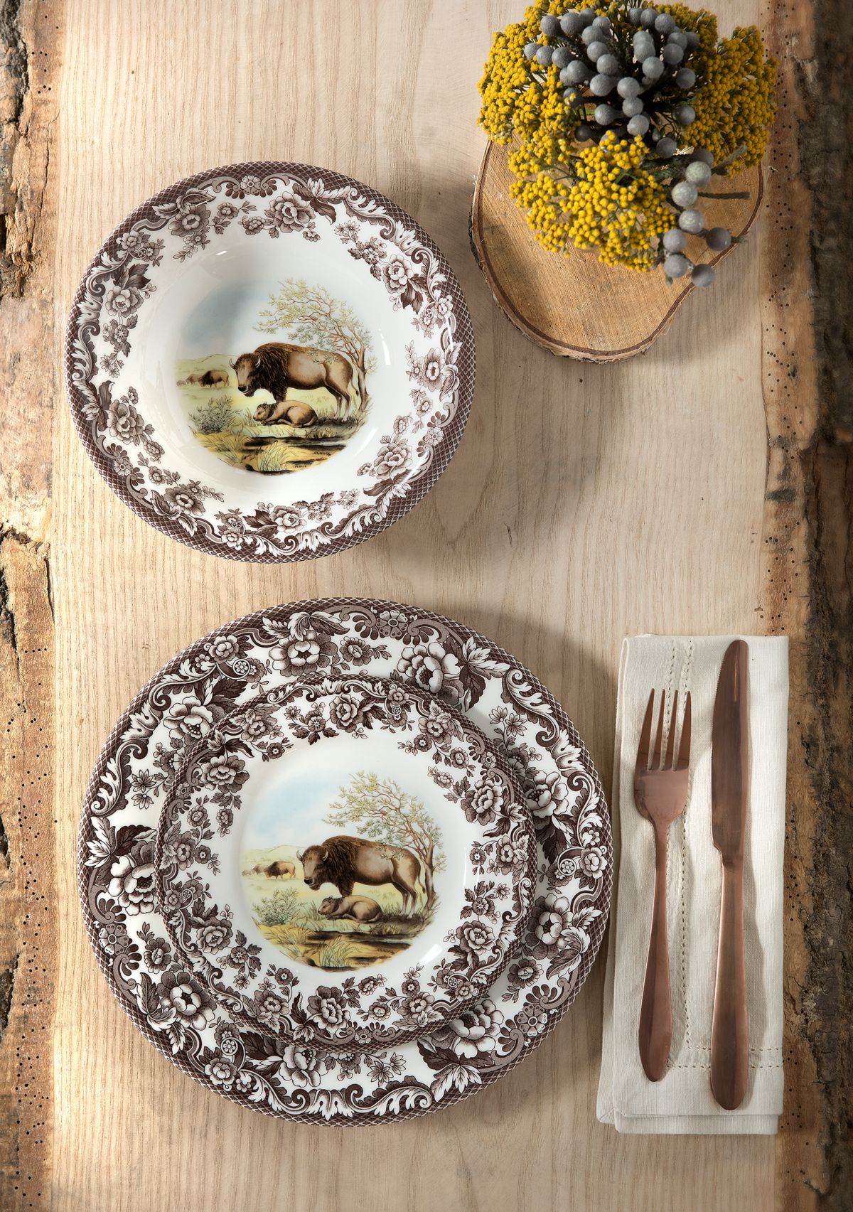 Spode Dinner Plate - Bison | Belk