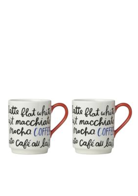kate spade new york® Coffee Mugs, Set of 2 | belk