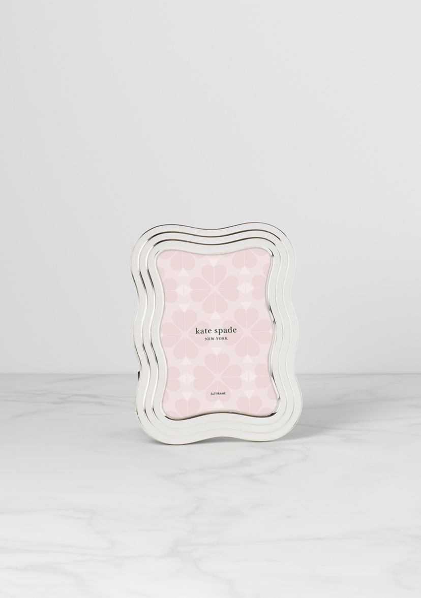 kate spade new york® South Street 5" x 7" Silver Wavy Frame | Belk