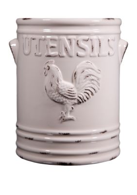 Home Essentials Antique Rooster Utensil Crock | belk