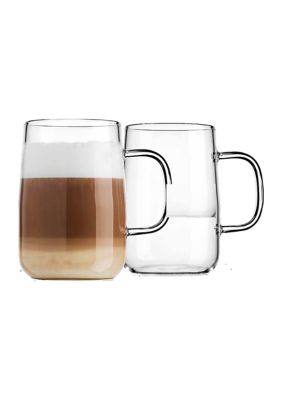 Home Essentials 18 Ounce Barista Coffee Mugs - Set of 2 | belk