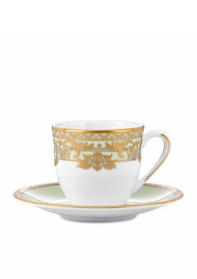 Marchesa Rococo Leaf Espresso Cup & Saucer Set | belk