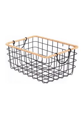 Baum Brothers Wire Basket with Jute Trim | belk