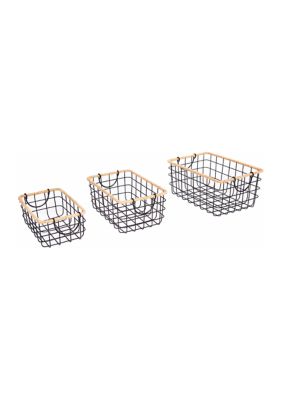 Baum Brothers Wire Basket with Jute Trim | belk