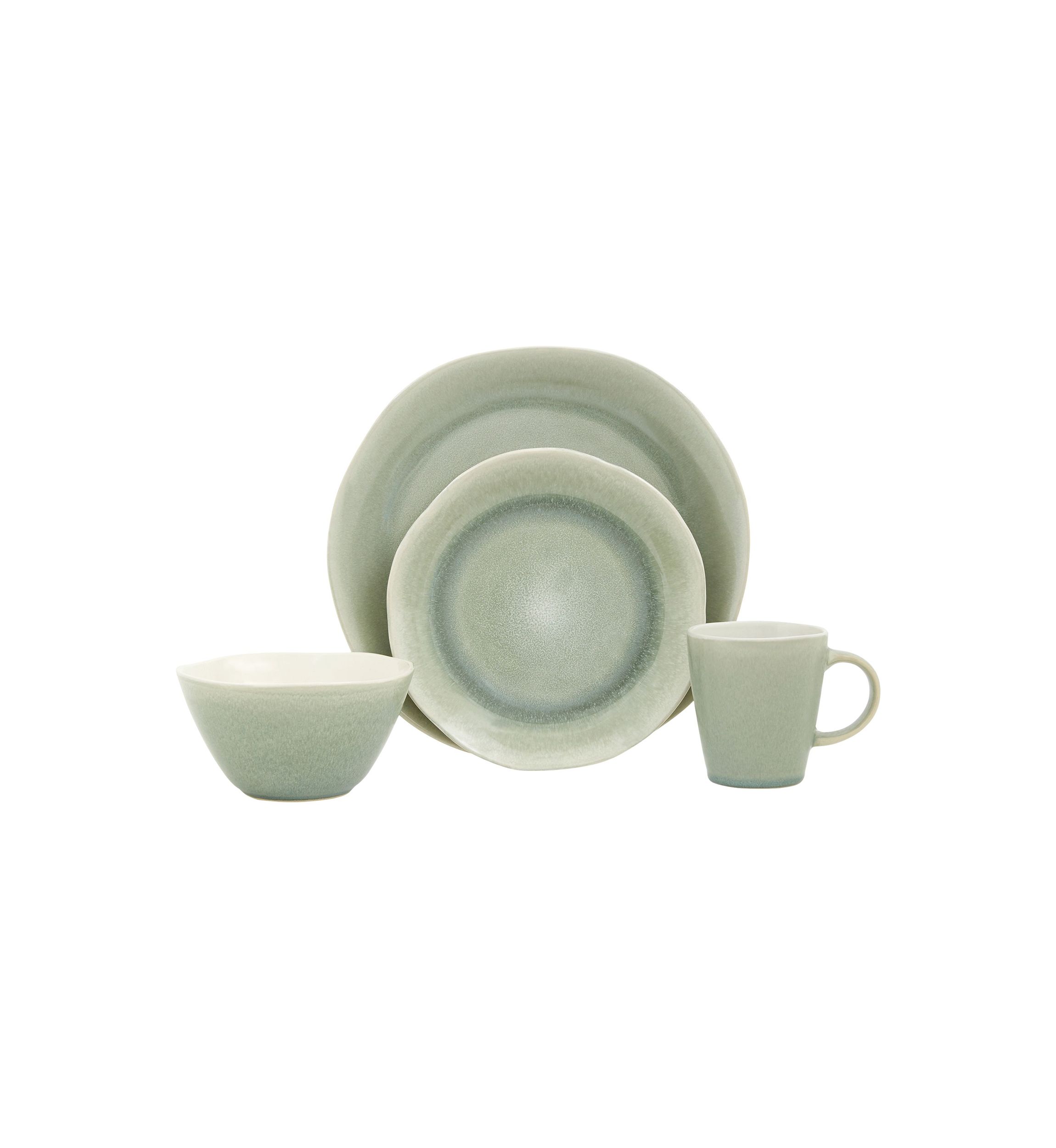 Baum Brothers Meridian Sage 16 piece dinnerware set | Belk
