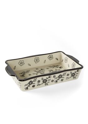 Baum Brothers Farmhouse Floral Large Baking Dish | belk