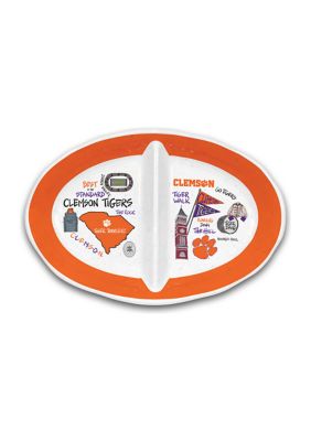 Magnolia Lane NCAA Tennessee Volunteers Melamine Oval Tailgate Platter ...