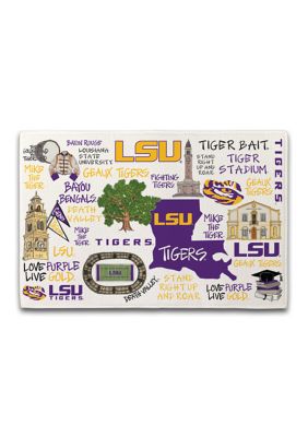 Magnolia Lane NCAA LSU Tigers Drying Mat | belk