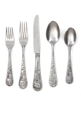 Cambridge Silversmiths Cabin Satin 20-Piece Flatware Set | belk