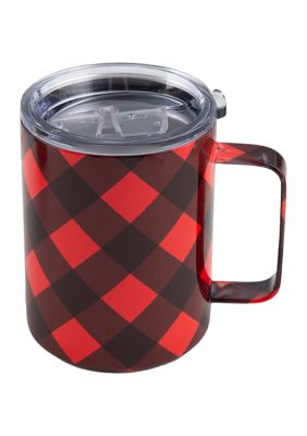 Cambridge Silversmiths 16 Ounce Insulated Stainless Steel Red and Black ...