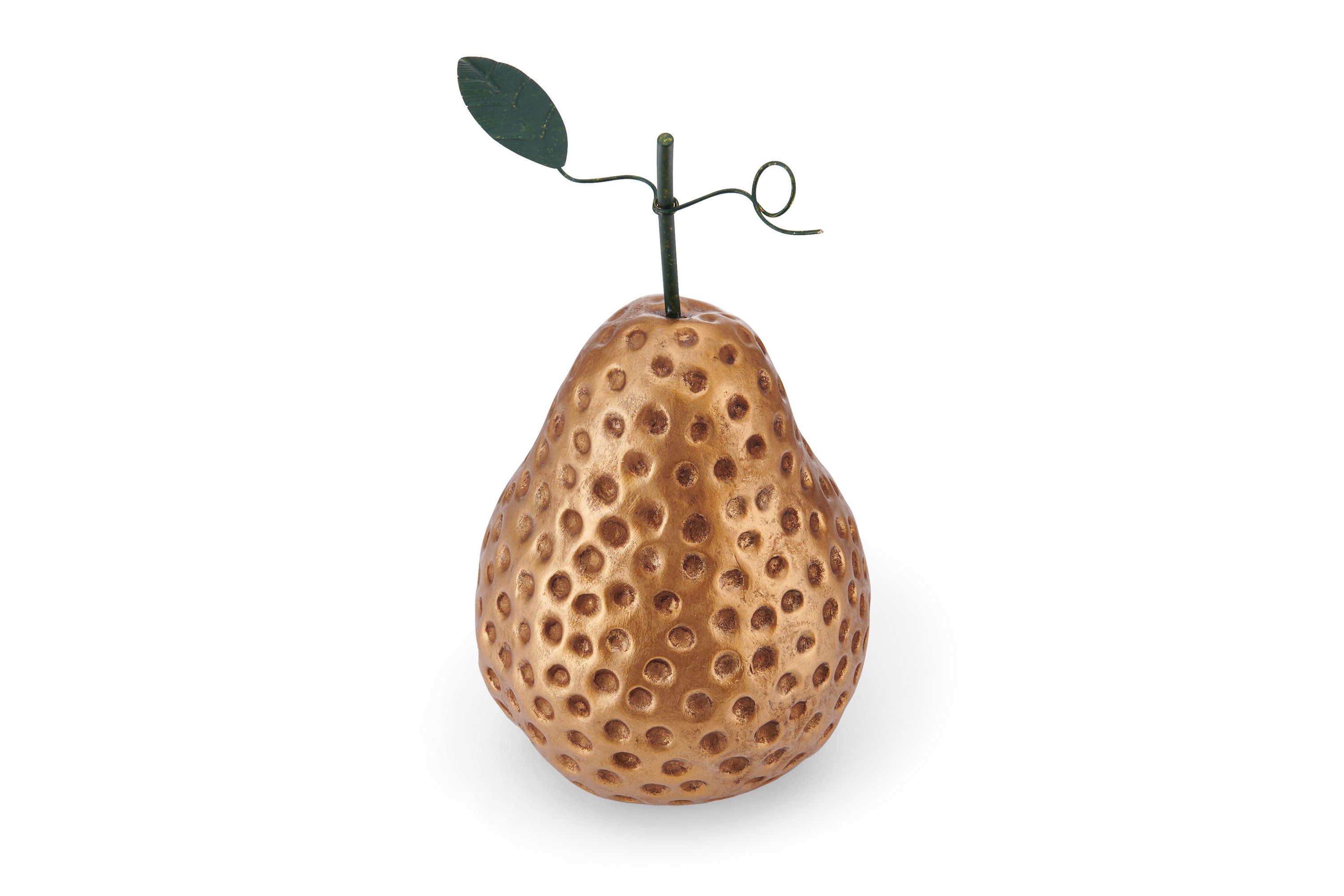 Elements 14-in Gold Resin Pear Wall Decoration | Belk