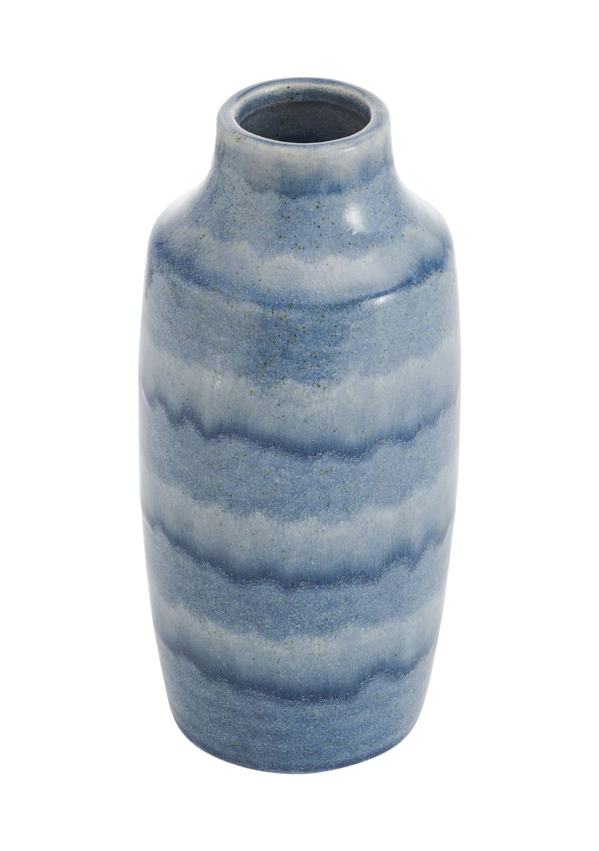 Elements Blue Layered Ceramic Vase | Belk