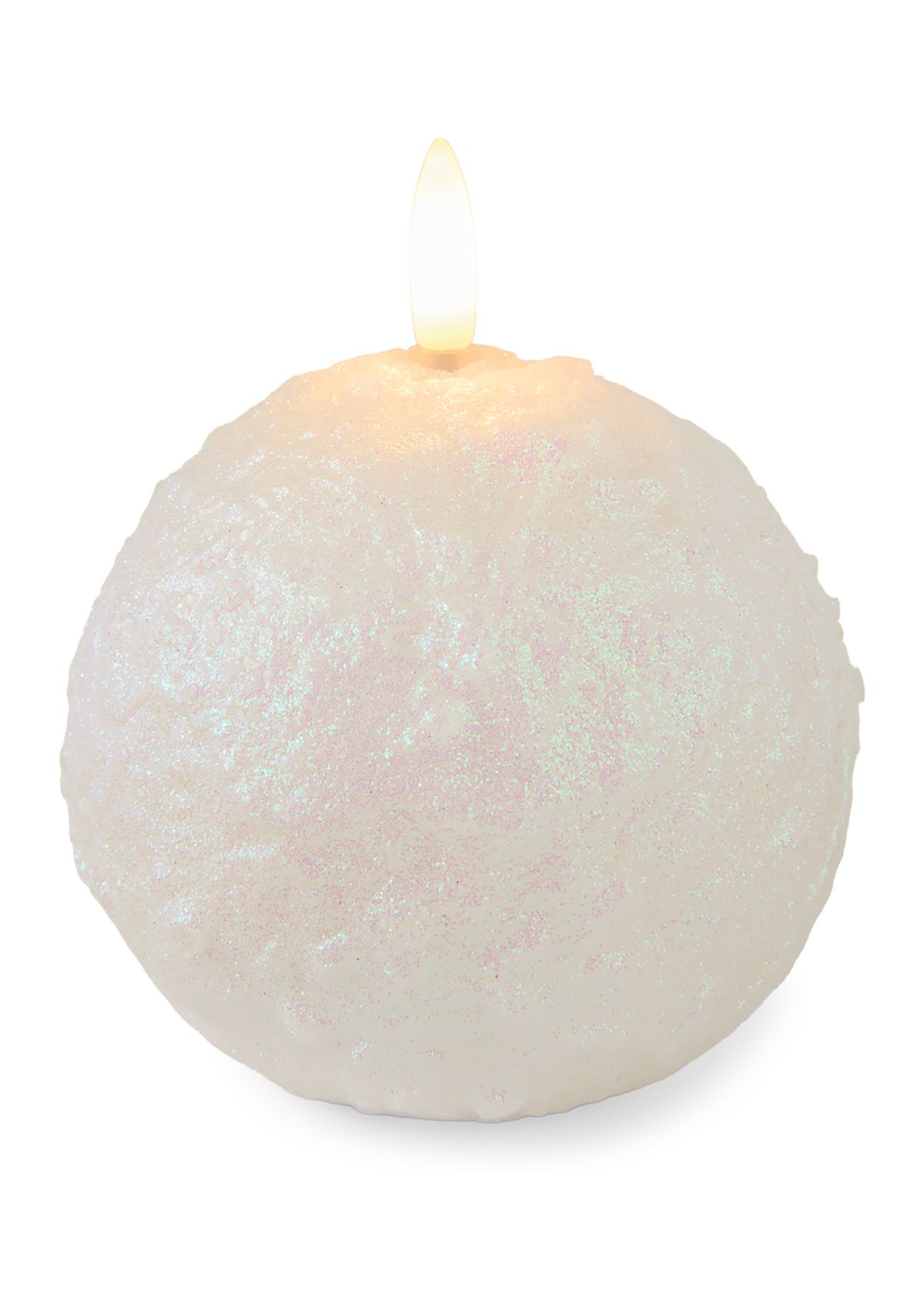 Bazaar Set of 3 Snowy Orb LED Flameless Candles | Belk