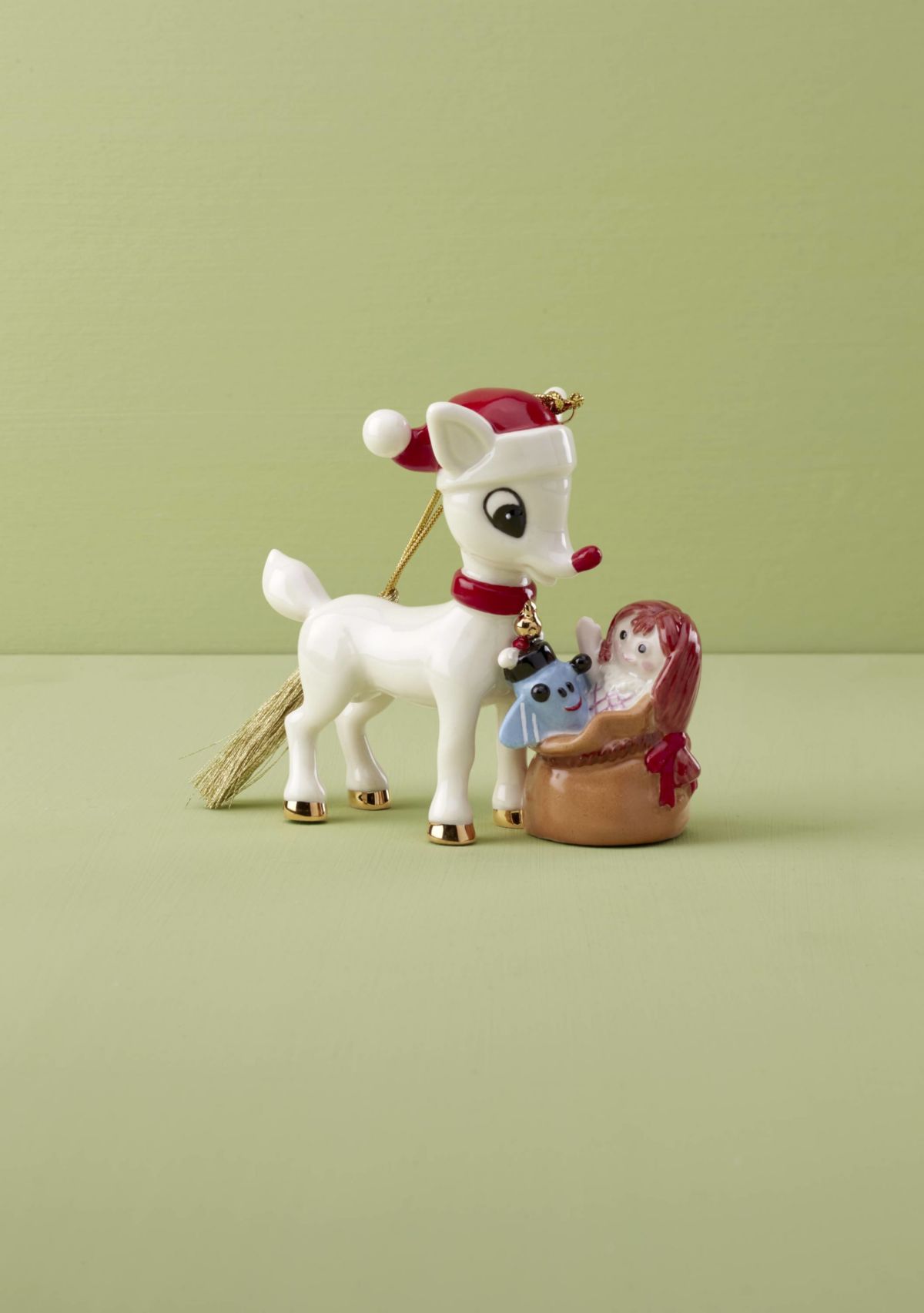 Lenox® Rudolph the Red Nosed Reindeer Delivering Toys Ornament | Belk