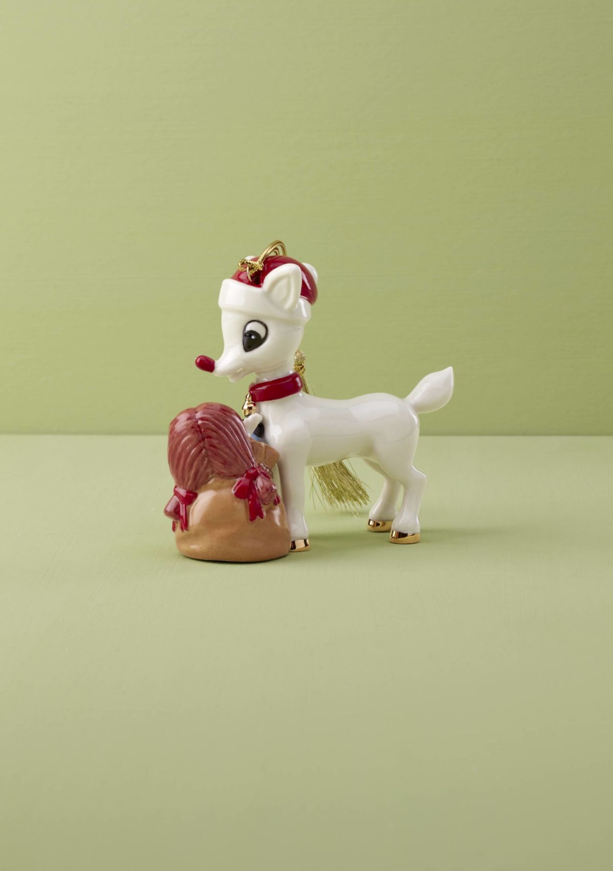 Lenox® Rudolph the Red Nosed Reindeer Delivering Toys Ornament | Belk