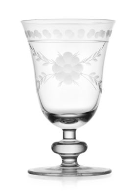 Biltmore® Spring Fleur Set of 4 Etched Goblets | belk