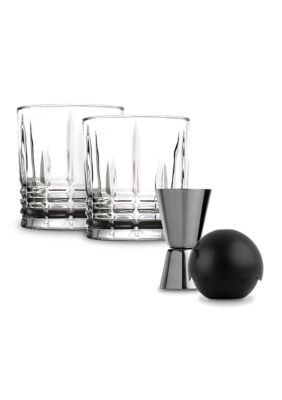 Godinger 5-Piece Crystal Cocktail Whiskey and Rye Set | belk