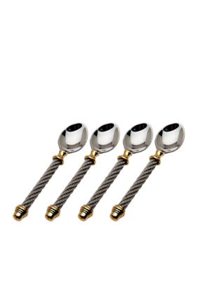 Godinger Cable Dessert Spoons | belk