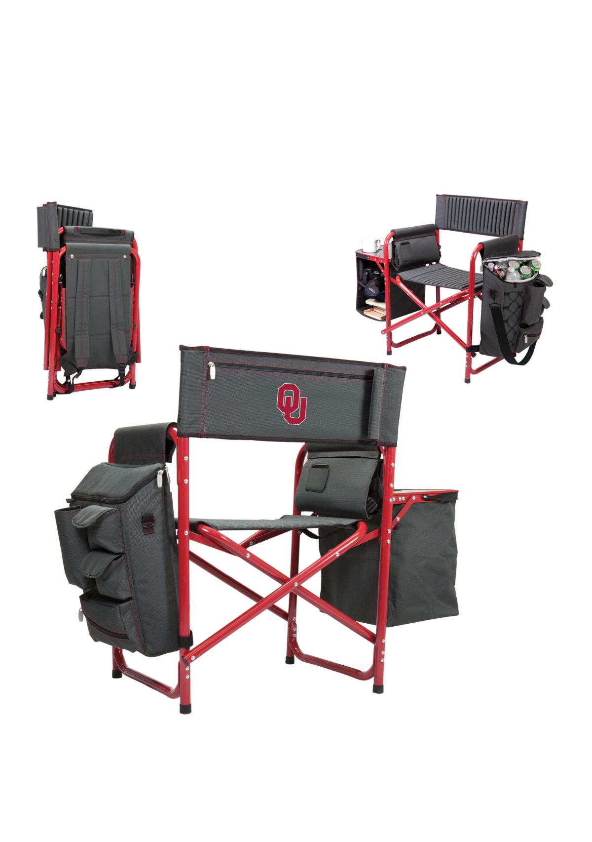 Oniva NCAA Oklahoma Sooners Fusion Backpack Chair with Cooler | Belk