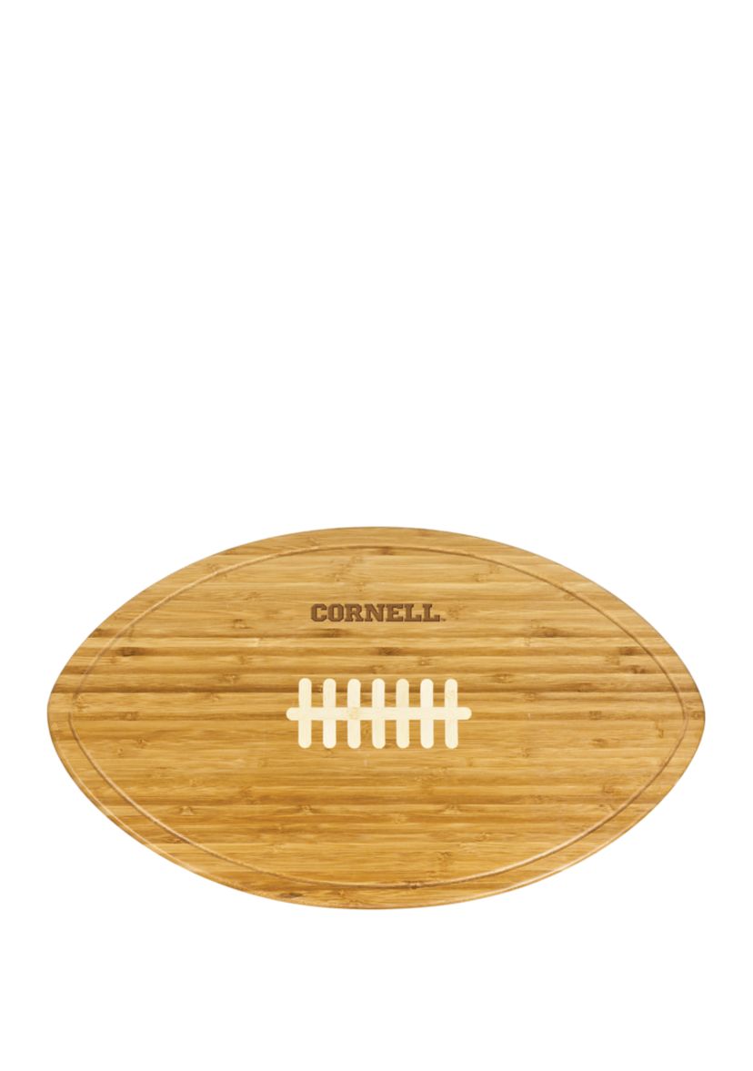 Toscana NCAA Cornell Big Red Kickoff Football Cutting Board & Serving ...