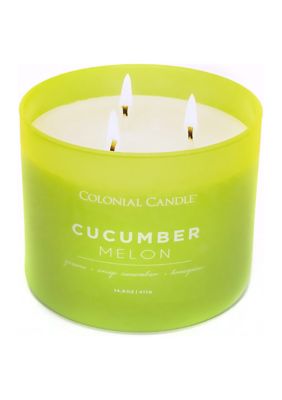 Colonial Candle® Pop of Color Cucumber Melon Candle | belk