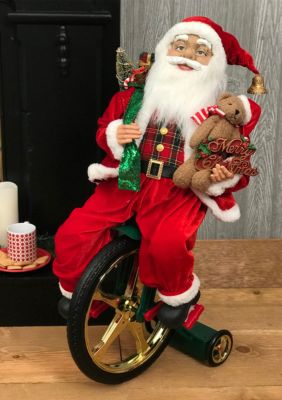 Santa's Workshop Animated Tricycle Santa | belk
