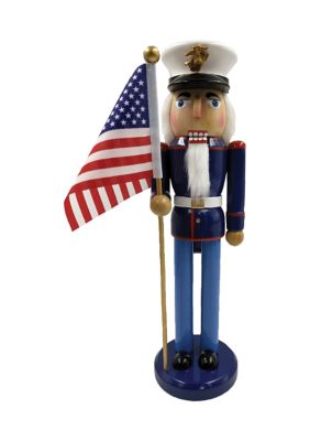 Santa's Workshop Inc 14 Inch Marine Nutcracker | belk