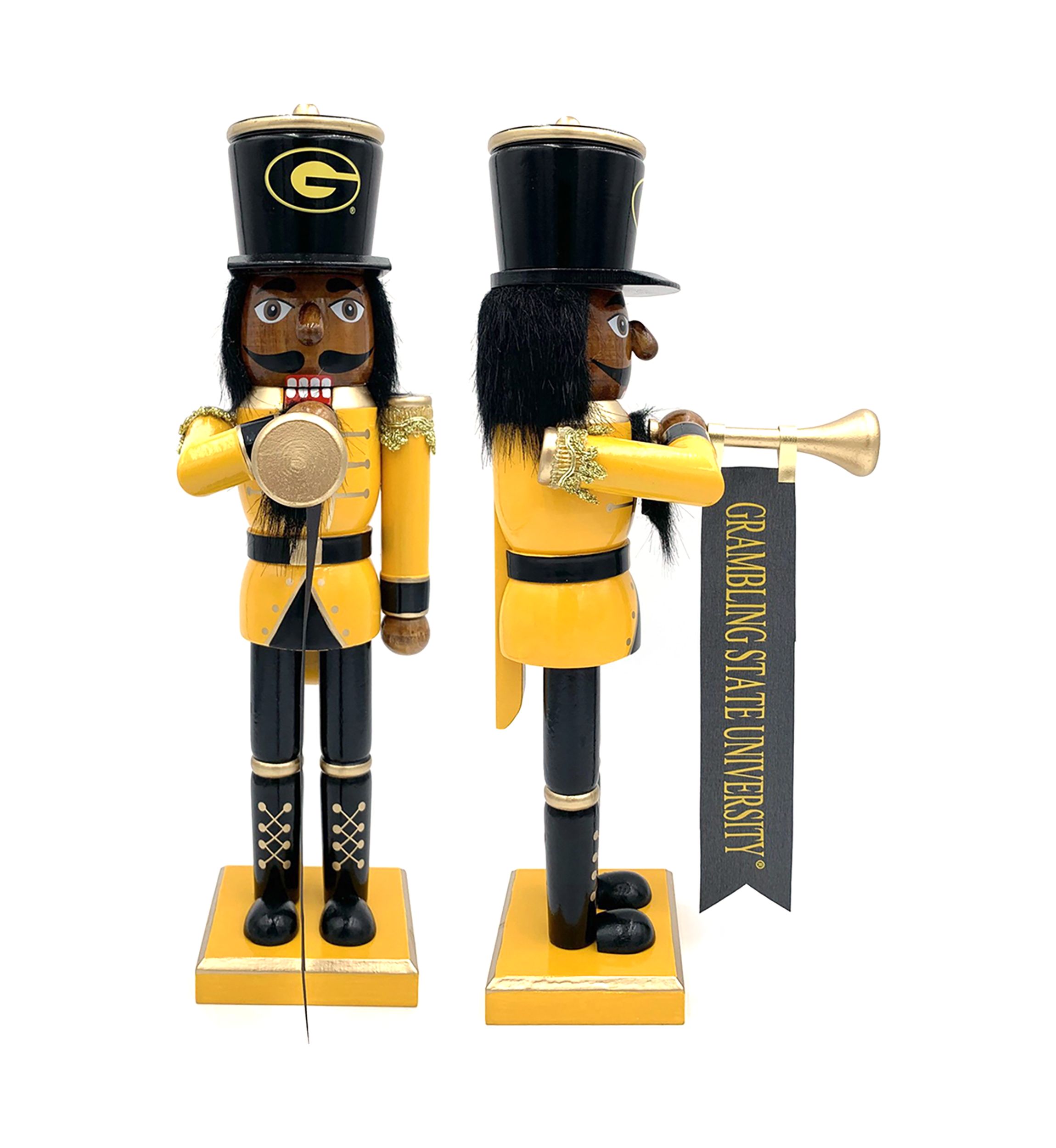Santa's Workshop Inc NCAA Grambling State Tigers 14" Bugler Nutcracker ...