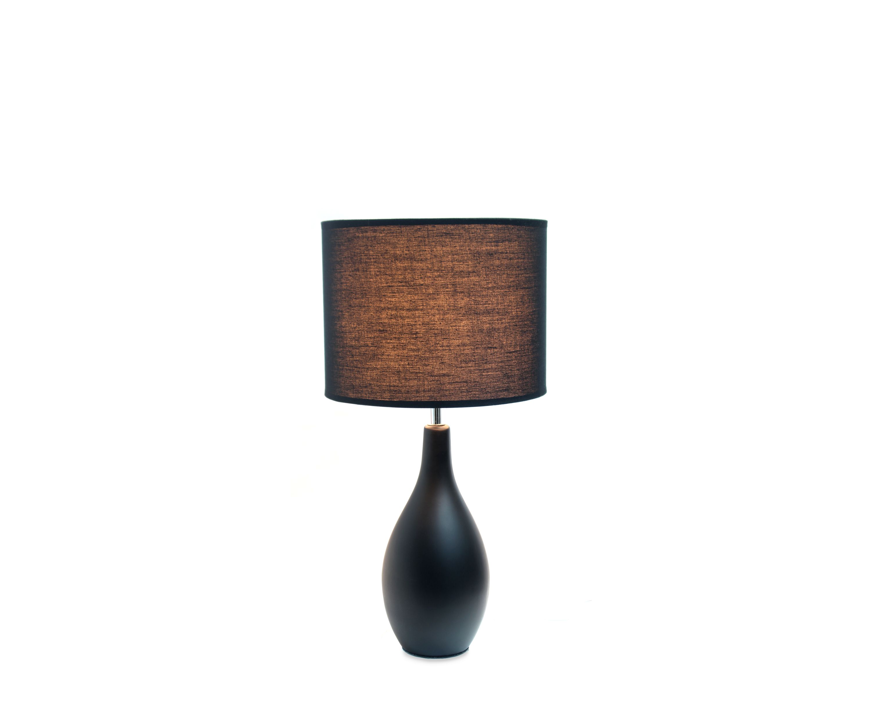 Simple Designs Oval Bowling Pin Base Ceramic Table Lamp | Belk