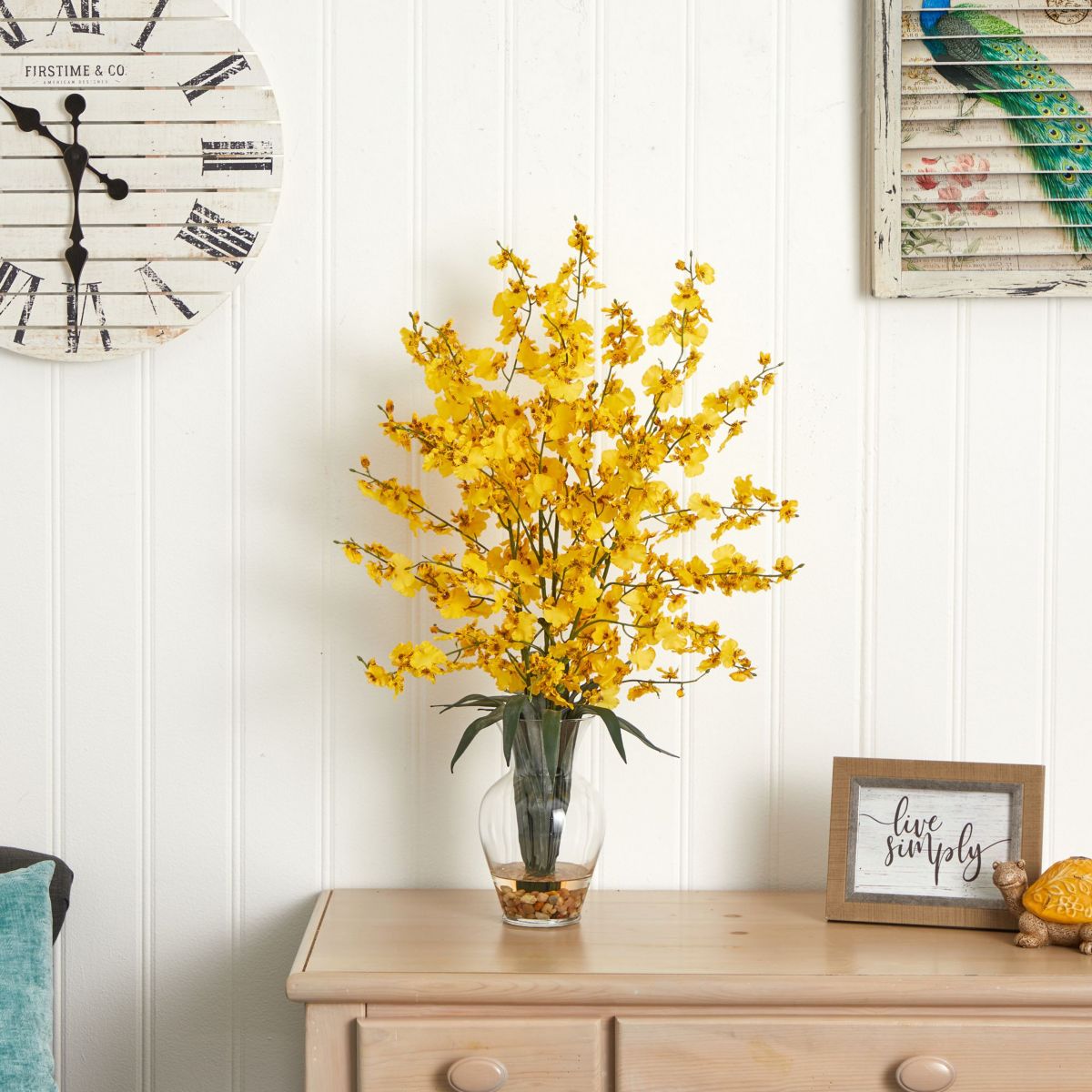 Nearly Natural Dancing Lady Liquid Illusion Silk Flower Arrangement | Belk