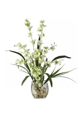 Nearly Natural Dancing Lady Orchid Liquid Illusion Silk Flower ...