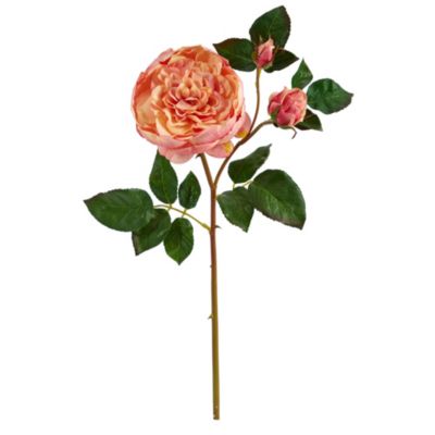 Nearly Natural 22-Inch Rose Artificial Flower (Set of 6) | belk