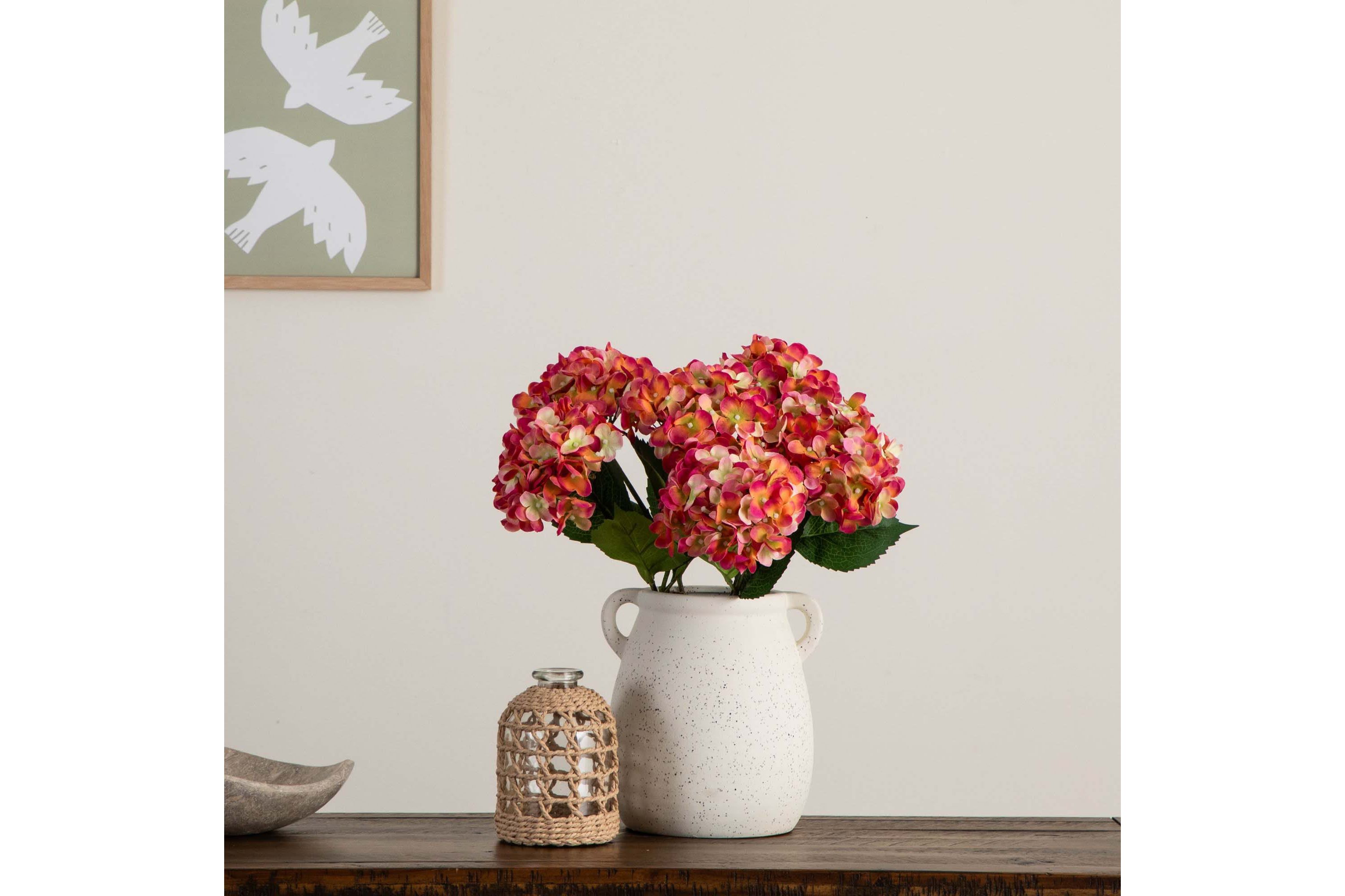Nearly Natural 20in. Artificial Hydrangea Flower Stems, Set of 3 | Belk