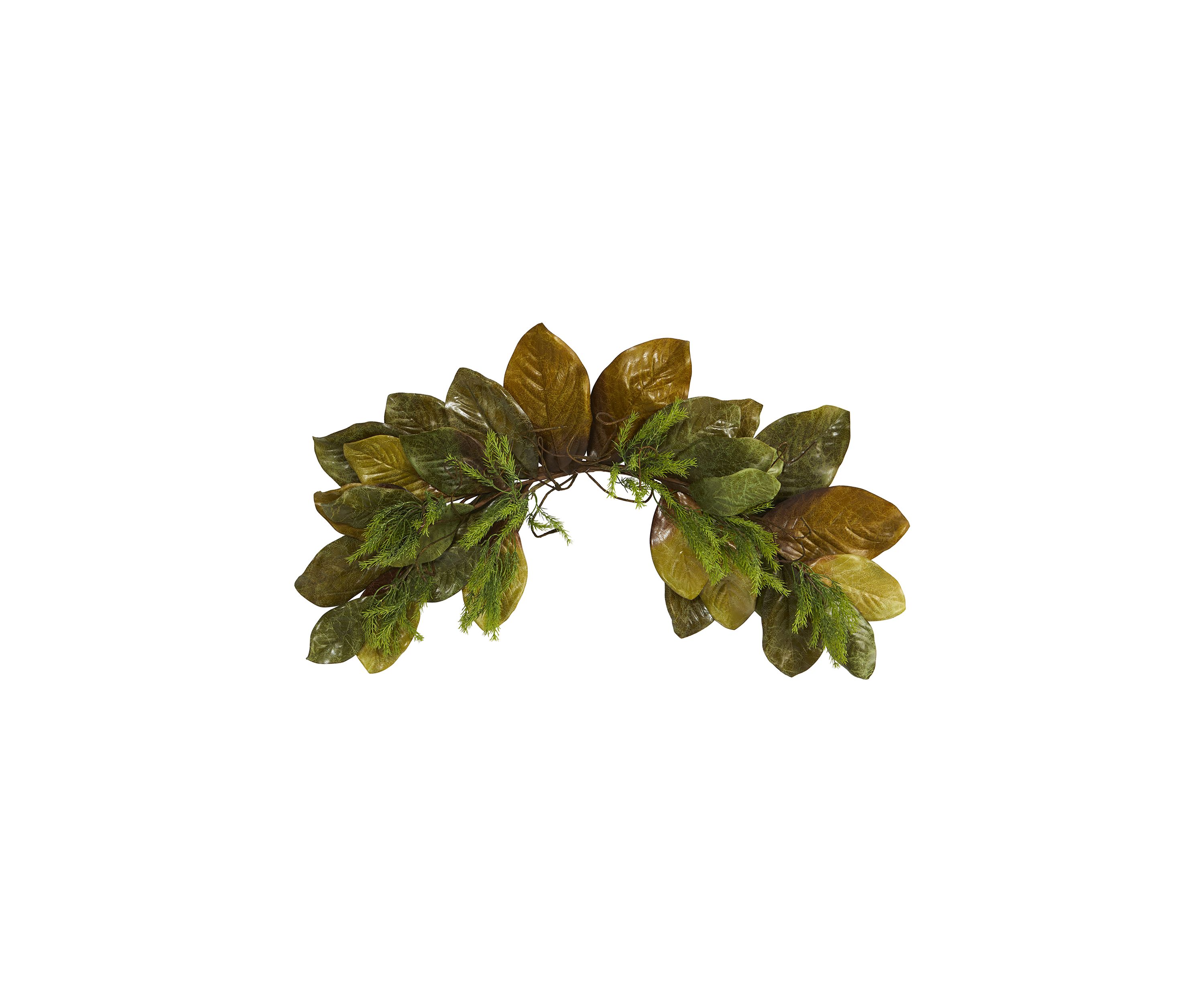 Nearly Natural Fall Magnolia Artificial Swag | Belk