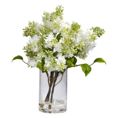 Nearly Natural Lilac Silk Flower Arrangement | Belk