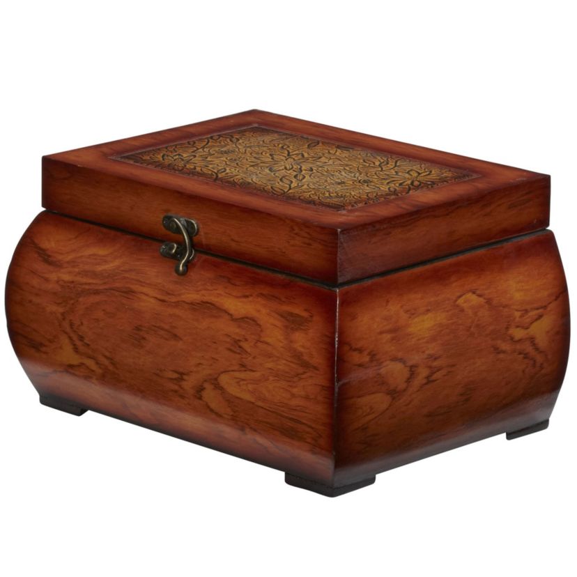 Nearly Natural Decorative Lacquered Wood Chests (Set of 2) | Belk