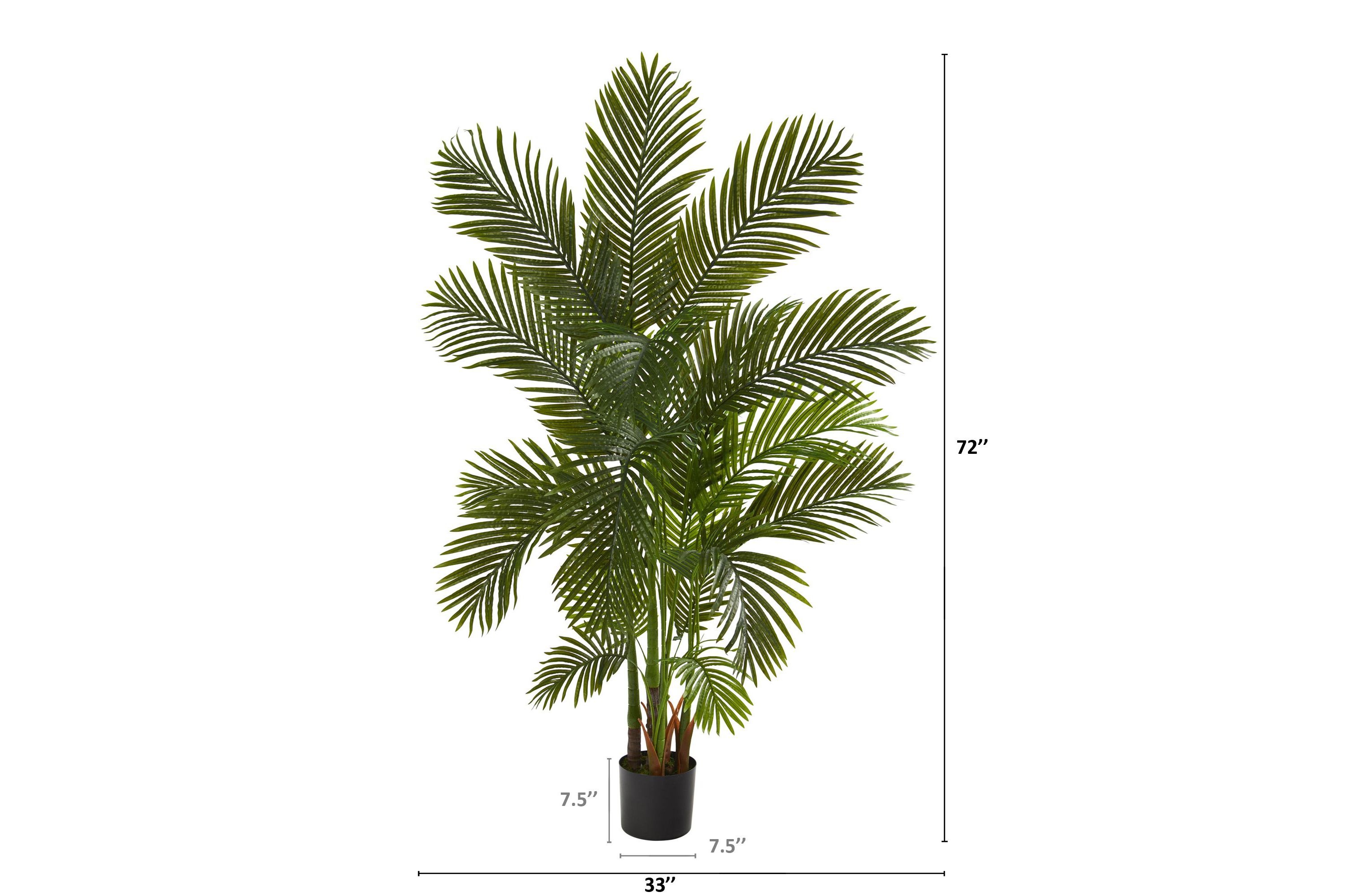 Nearly Natural 6-Foot Areca Palm Artificial Tree | Belk