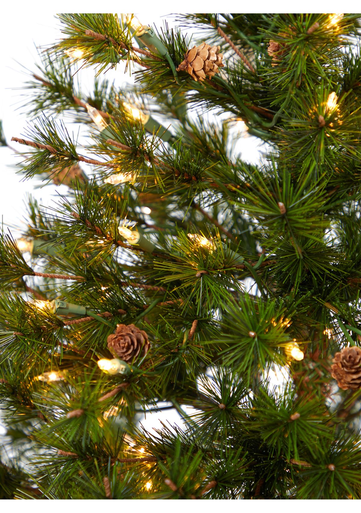 Nearly Natural 5 Foot Colorado Mountain Pine Artificial Christmas Tree ...