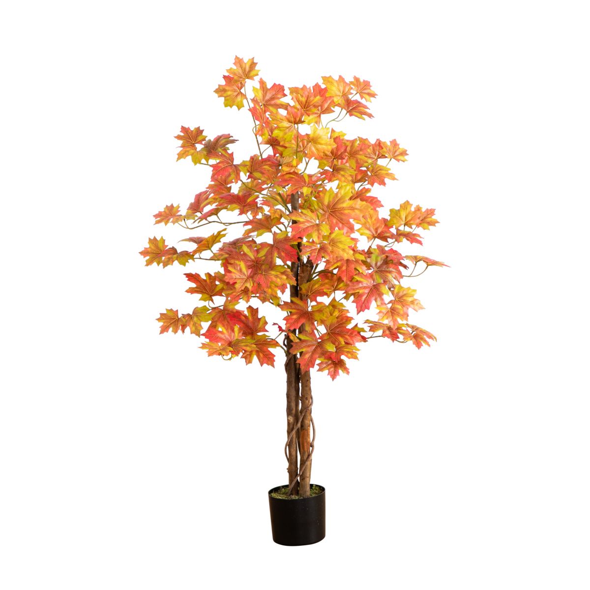 Nearly Natural 4ft. Autumn Deluxe Maple Artificial Fall Tree | Belk
