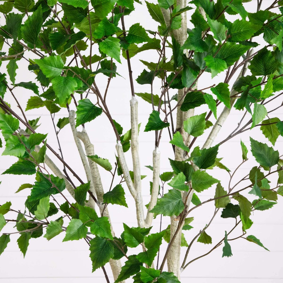 Nearly Natural 8-Foot Artificial Birch Tree with Real Touch Leaves | Belk